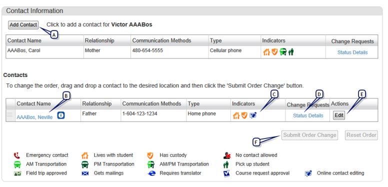 How do I change my contact information?