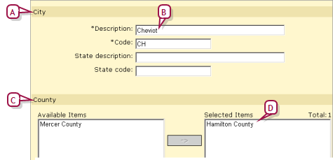 Adding list items to a custom setup list pair